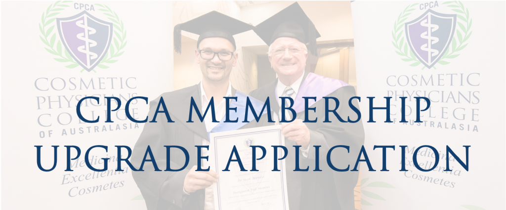 CPCA Membership Upgrade Application — CPCA